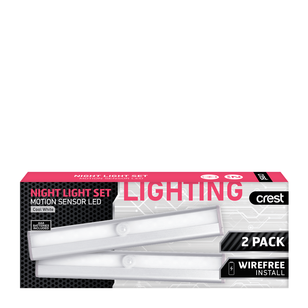 Motion Sensor Night Light Cool - 2 Pack