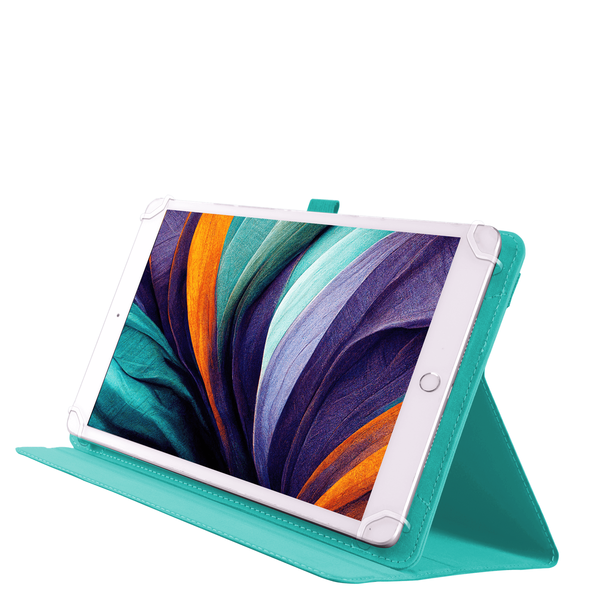 TechXtras Universal Tablet Case iPad 9" to 11'' - Turquoise