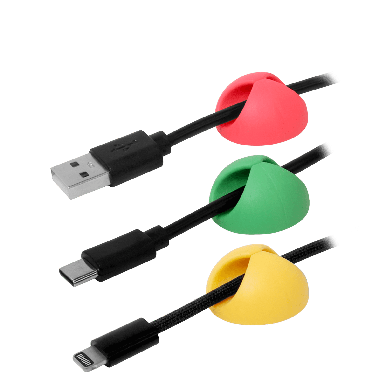 Cable Organiser Cord Grippers - 6 Pack