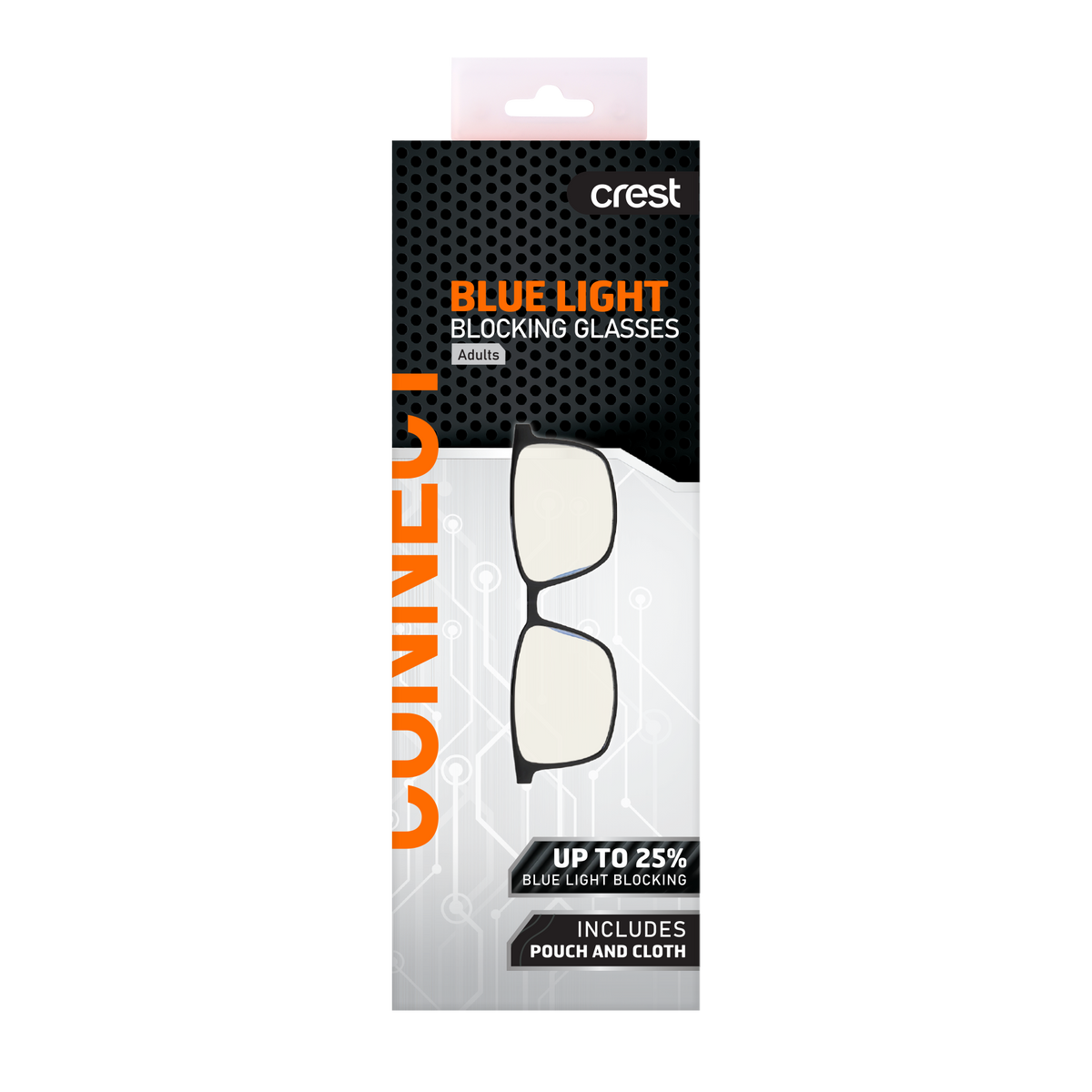 Blue Light Blocking Glasses - Black - Adult