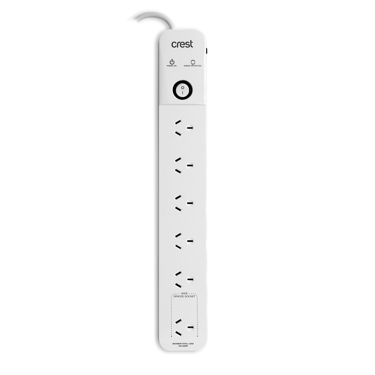 Power Board 6 Sockets with Master Switch