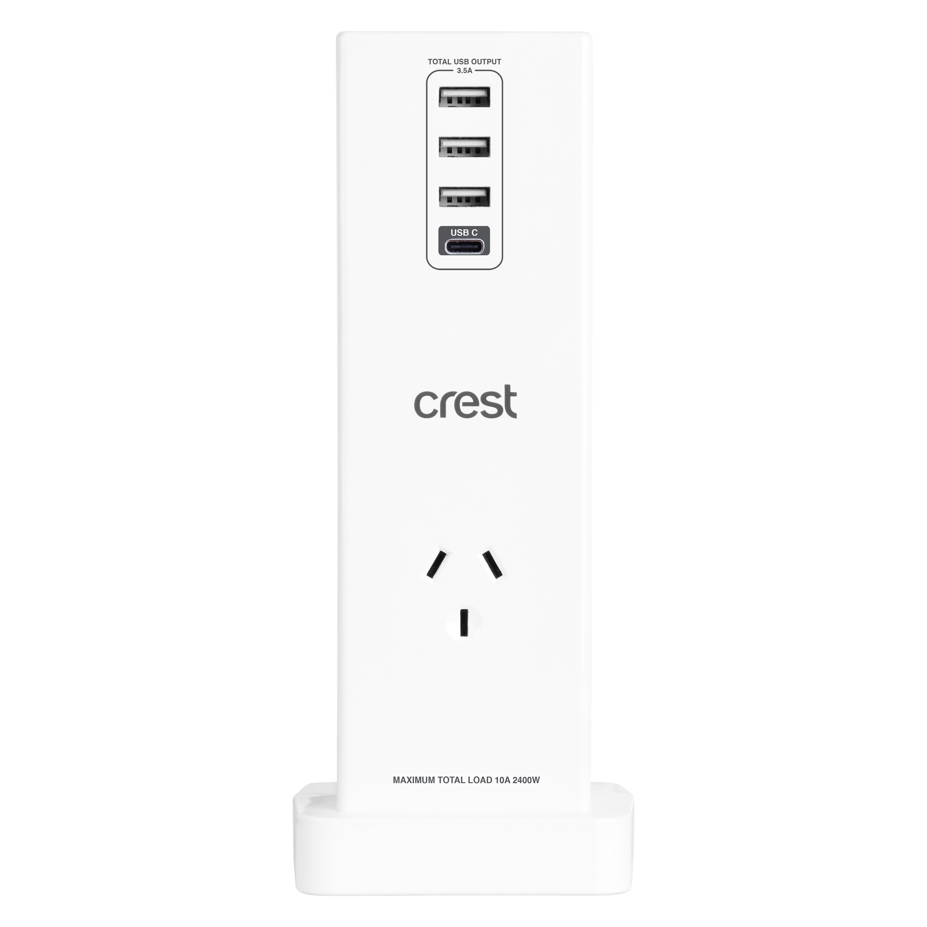 USB Charging Tower Headphone Stand