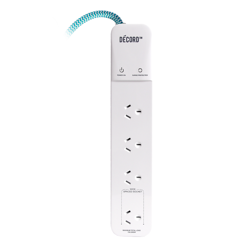 Décord Multi-Use Power Board 4 Sockets