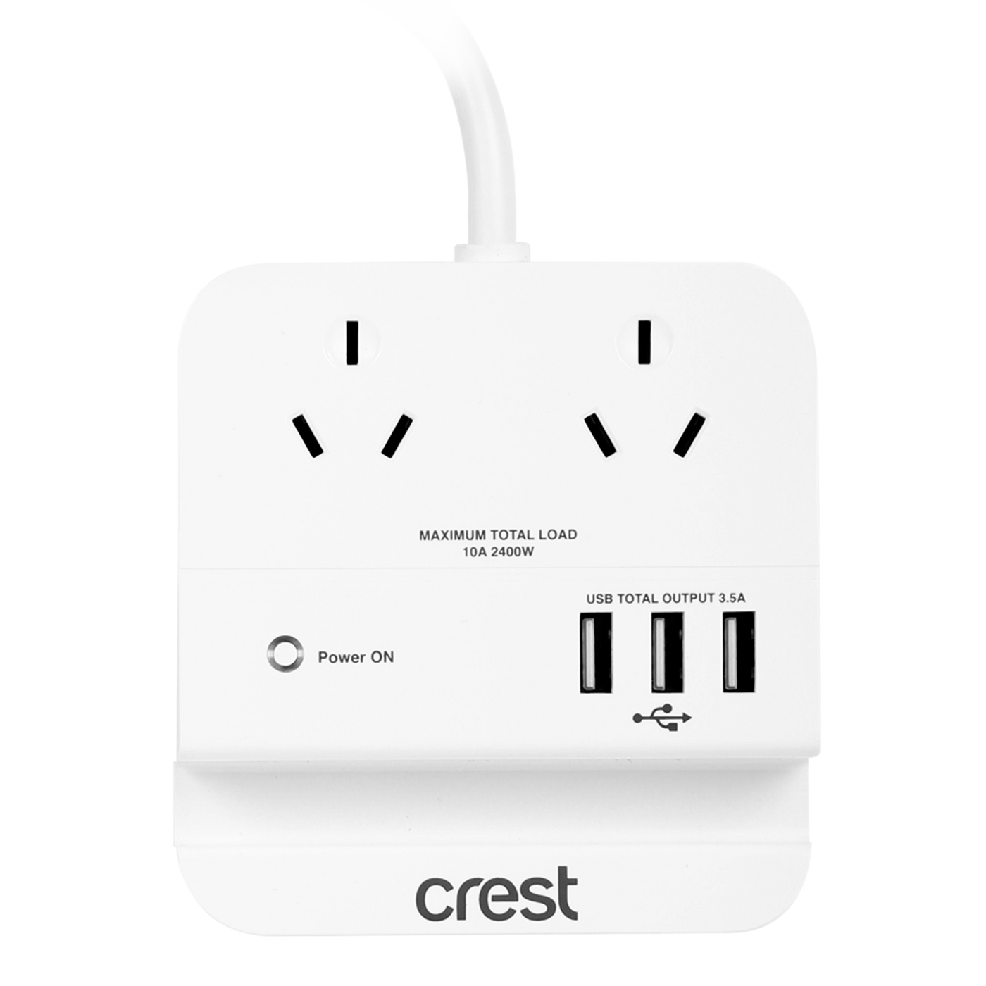 Power Hub 2 Sockets with 3 USB Outlets