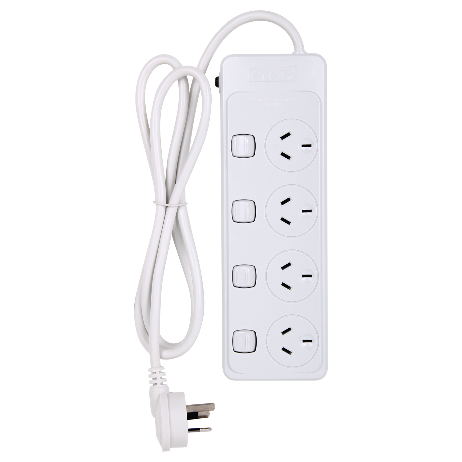 Power Board 4 Sockets 4 Switches